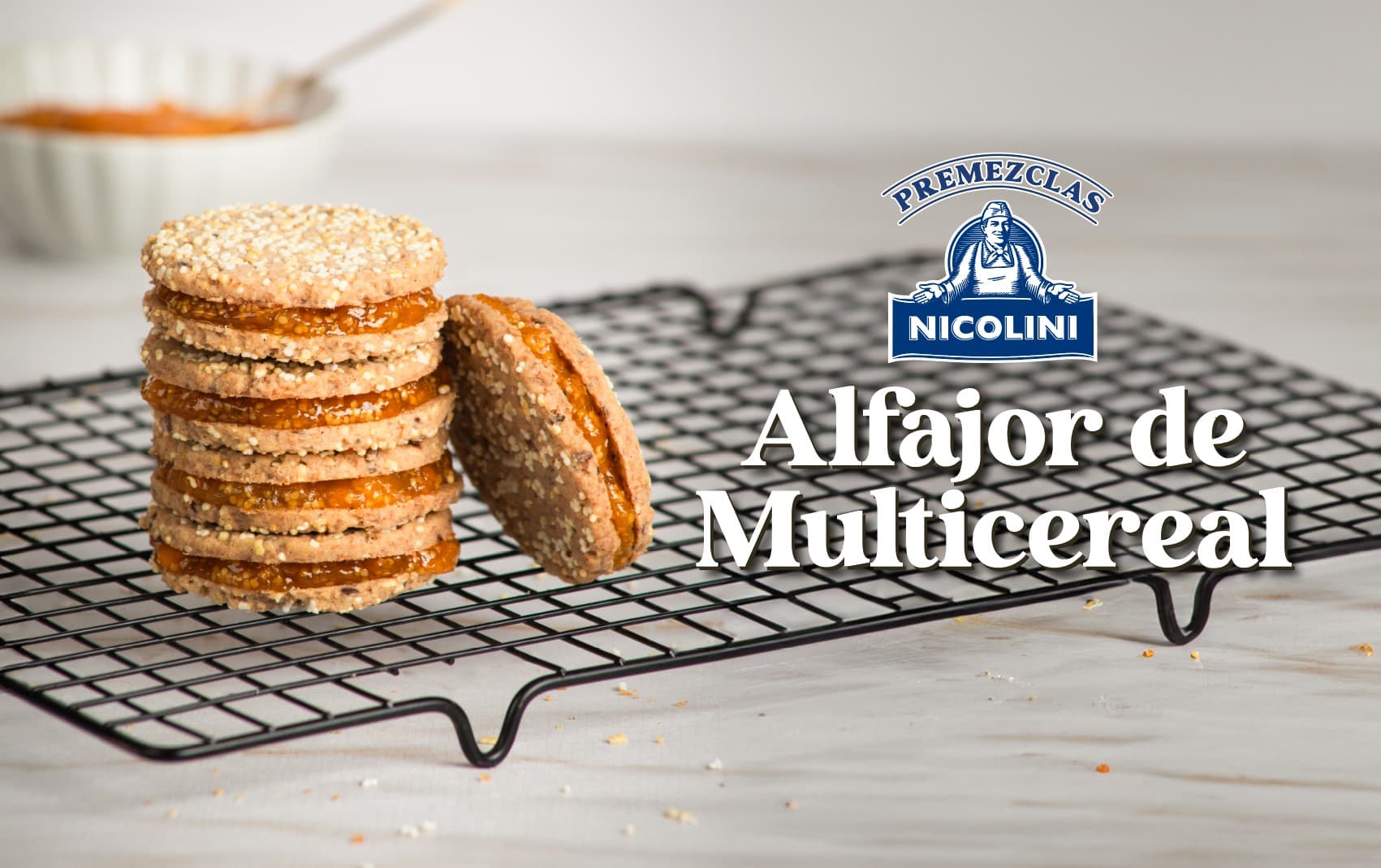 ¡Prepara Alfajor Multicereal con las Nuevas Premezclas Nicolini ...
