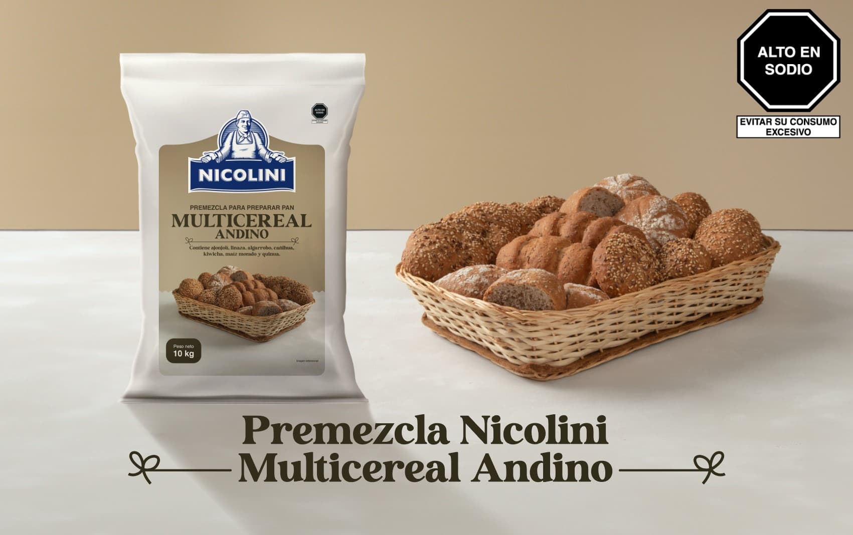 ¡Conoce nuestra Premezcla Nicolini Multicereal Andino! | Crecemos Juntos