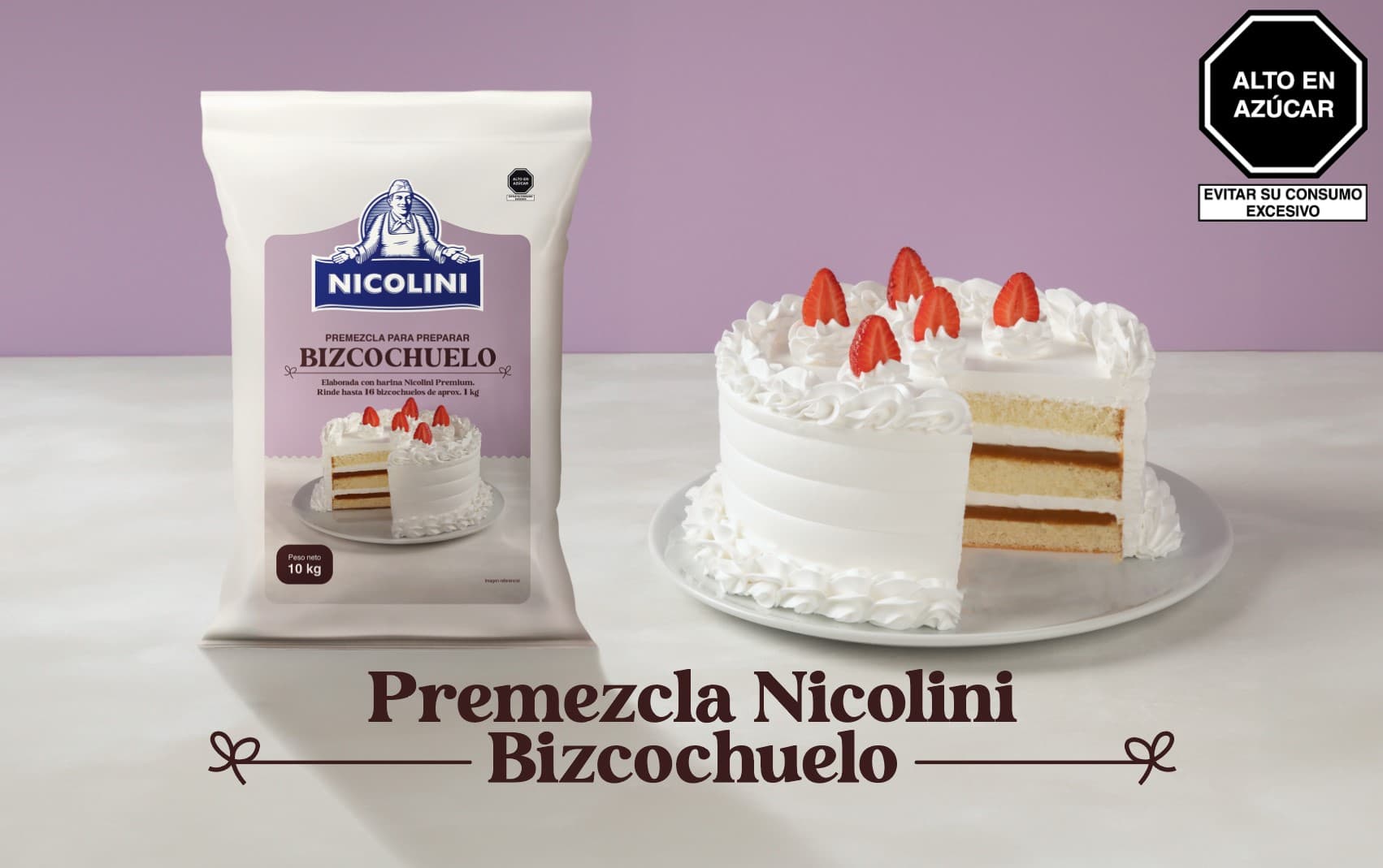¡Conoce nuestra Premezcla Nicolini Bizcochuelo! | Crecemos Juntos
