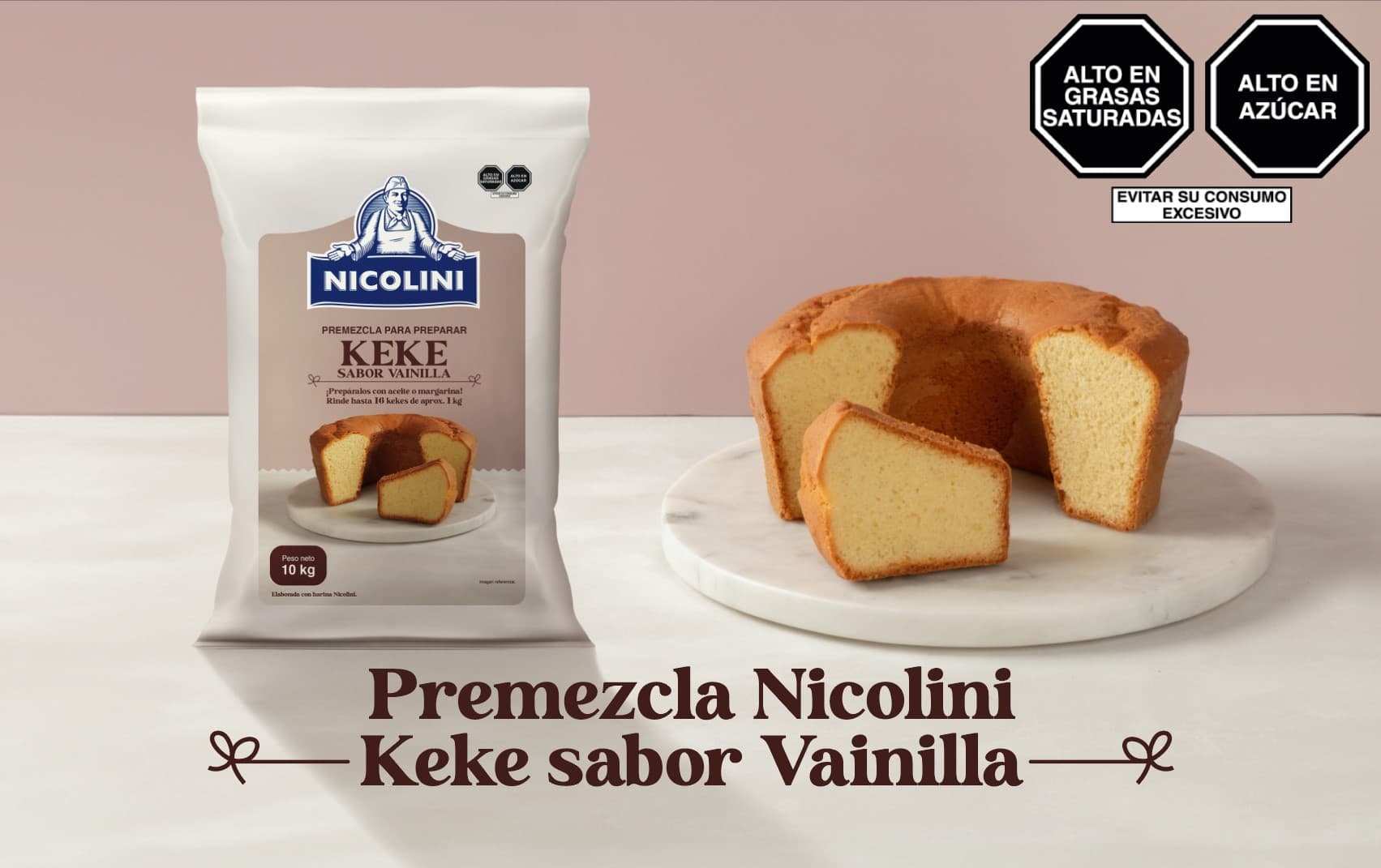 ¡Conoce nuestra Premezcla Nicolini Keke sabor vainilla! | Crecemos Juntos
