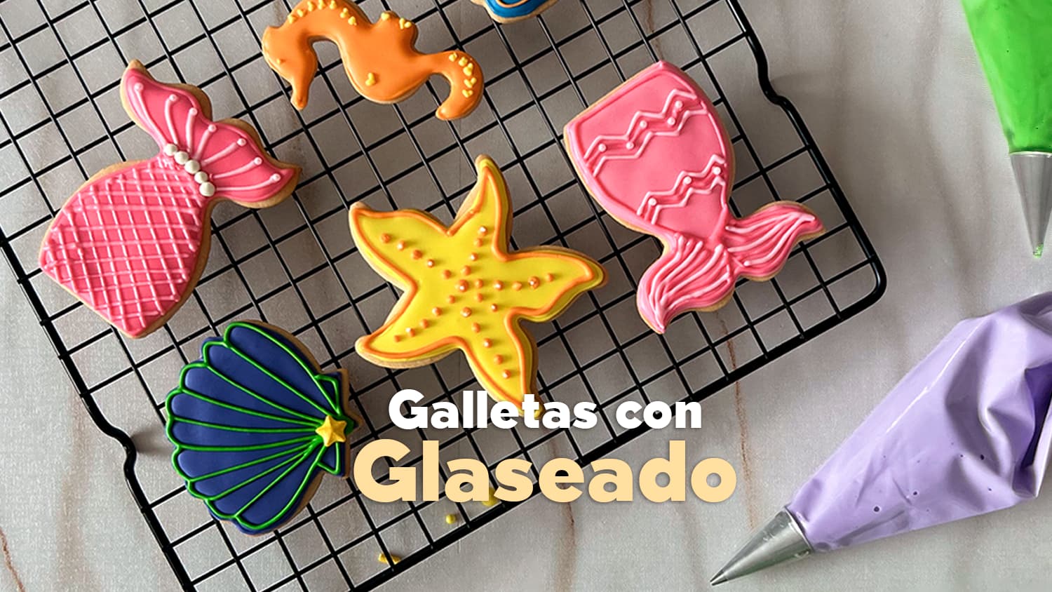 ¡Aprende a glasear unas deliciosas galletas con Reposteras de Oro ...